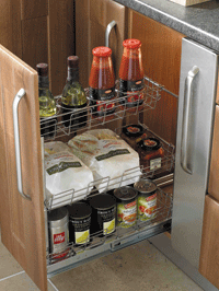 Kitchen Storage, Bins and Other Useful Space Saving Solutions for Kitchens